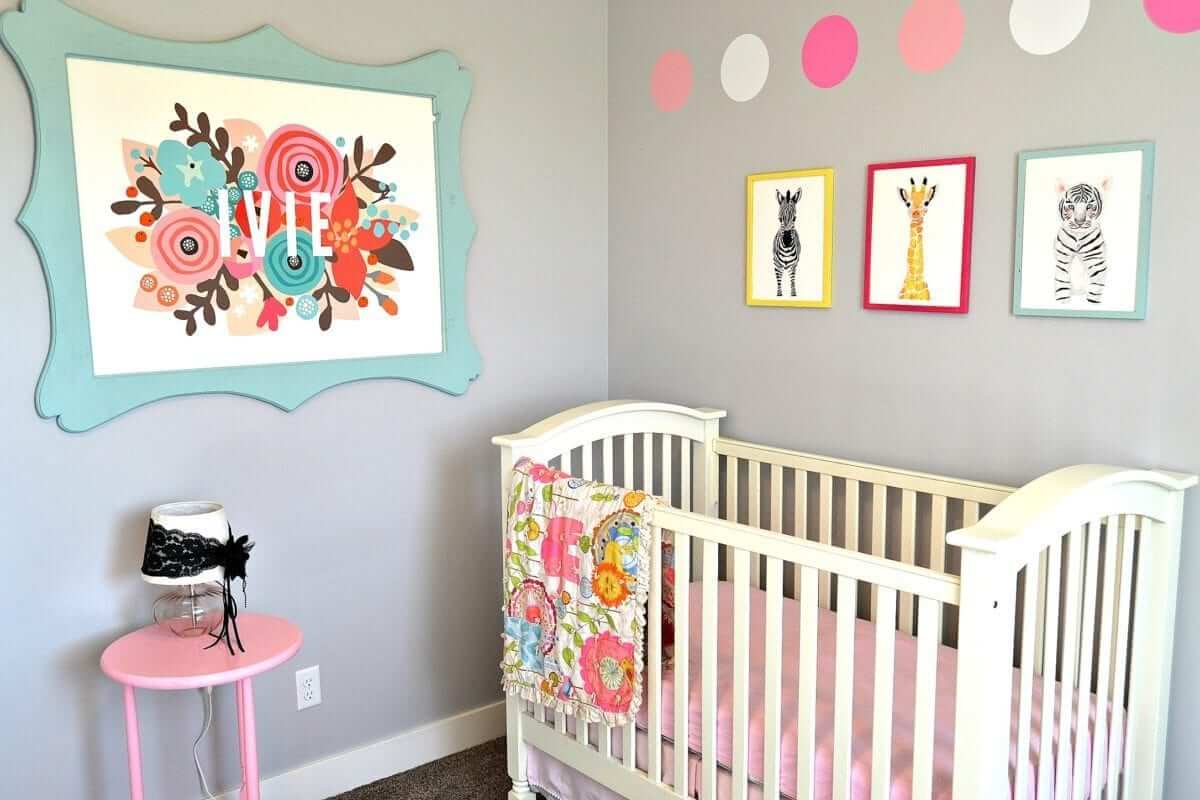 Baby Girl Nursery Wall Art Lou Lou Girls Baby Girl Nursery Wall Art Lou Lou Girls