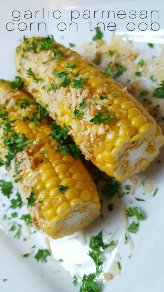 Yummy Garlic Parmesan Corn on the Cob - Lou Lou Girls