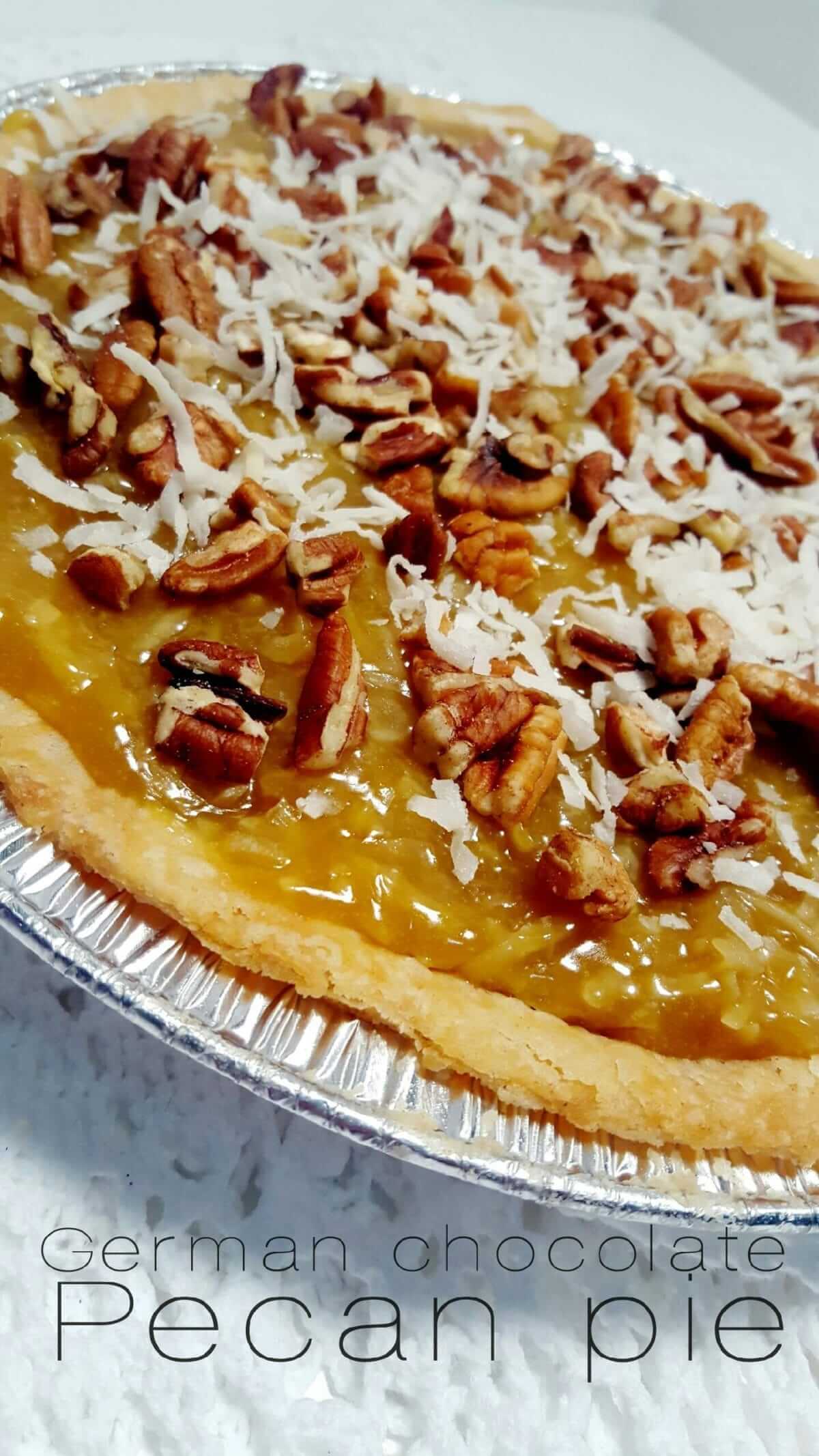 German Chocolate Pecan Pie - Lou Lou Girls