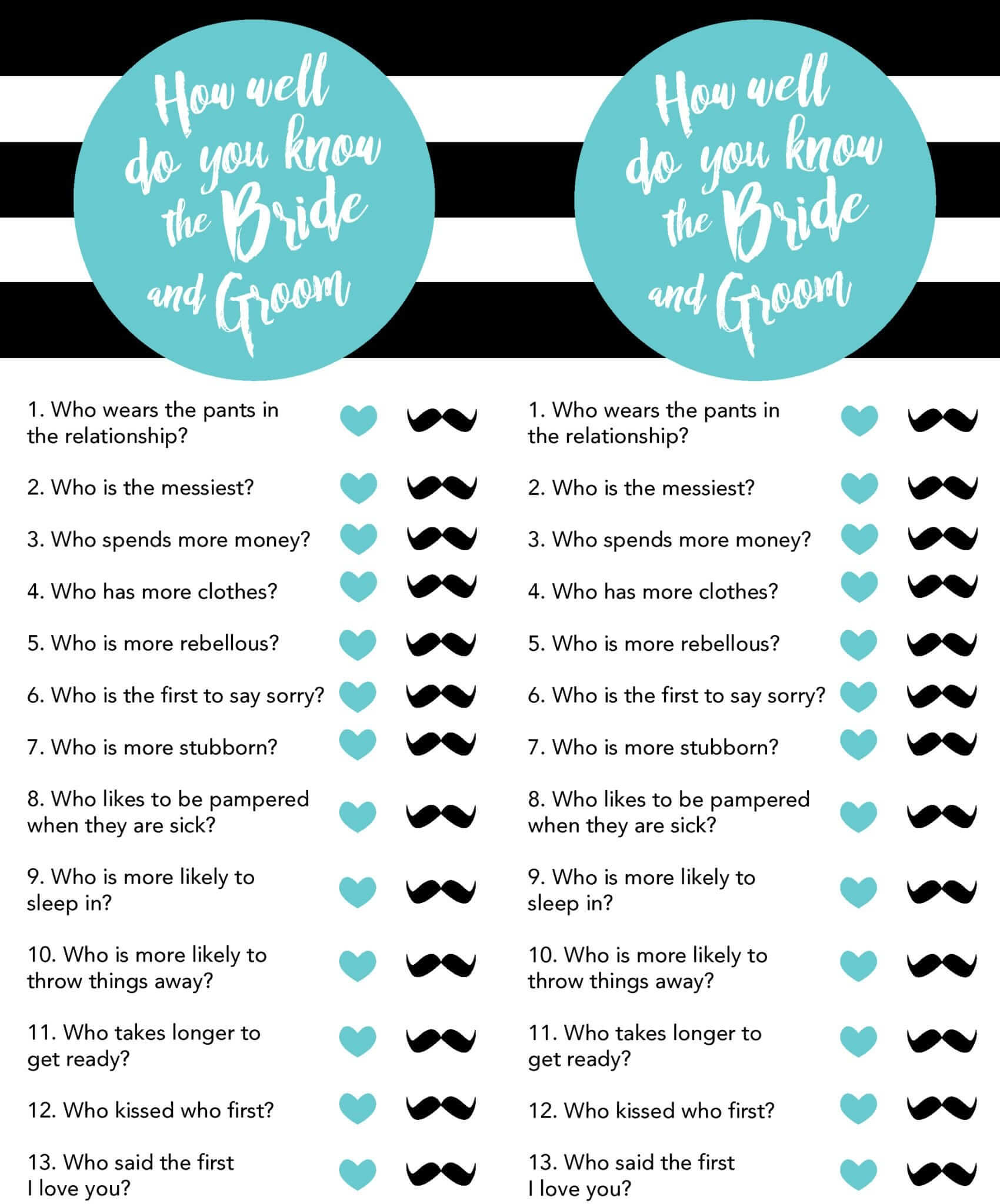Games For Bridal Shower Printable Games For Bridal Shower Printable