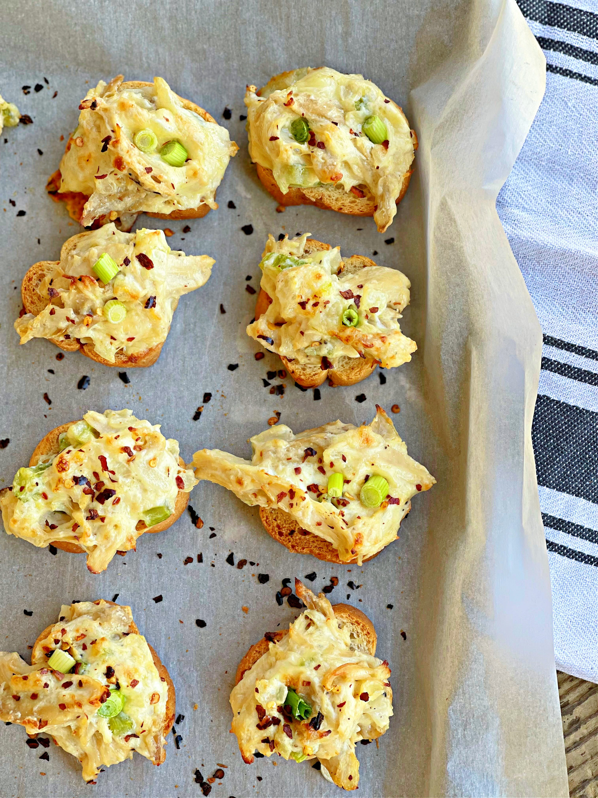 Easy Baked Chicken Toast - Lou Lou Girls