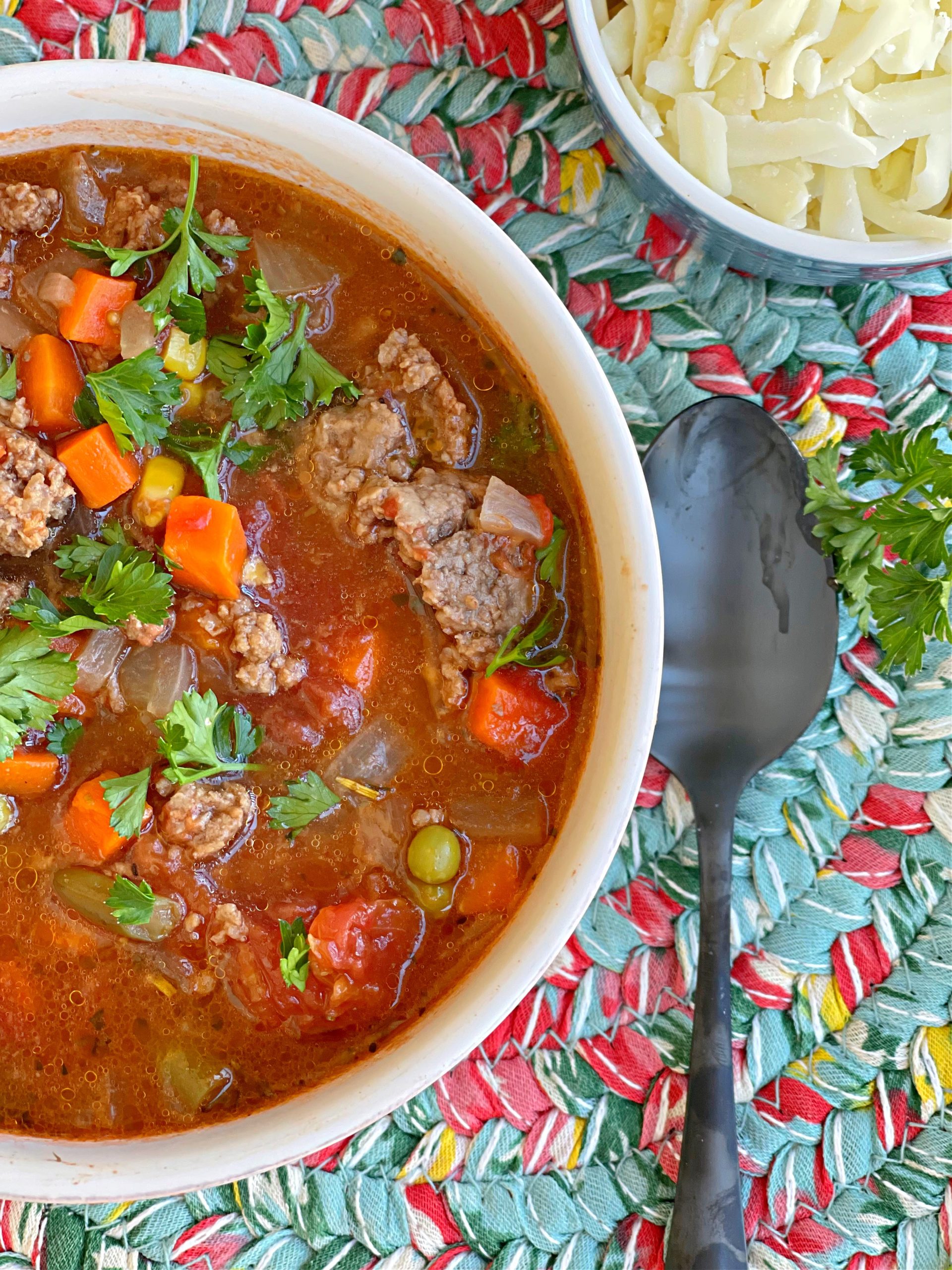 Easy Vegetable Soup - Lou Lou Girls