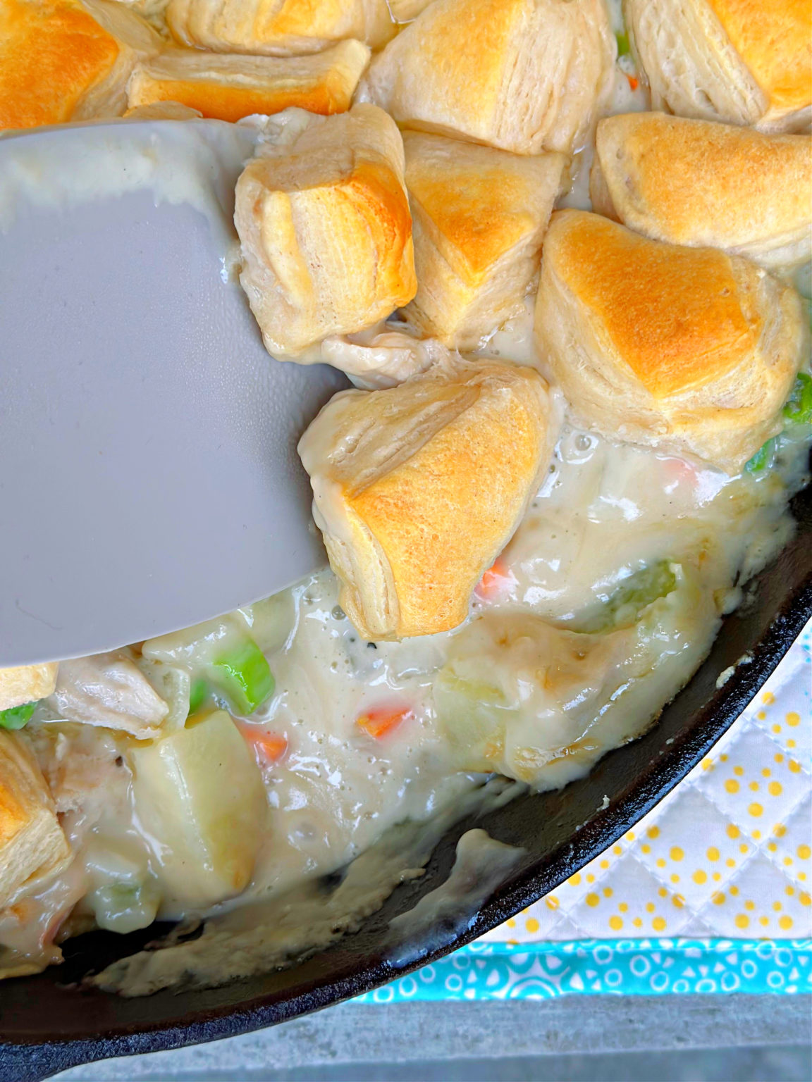 Bubble Up Chicken Pot Pie - Lou Lou Girls