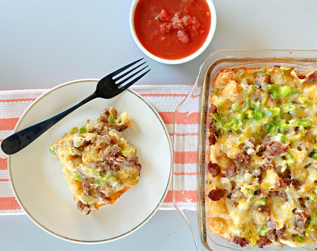 Tater Tot Casserole Recipe | Lou Lou Girls