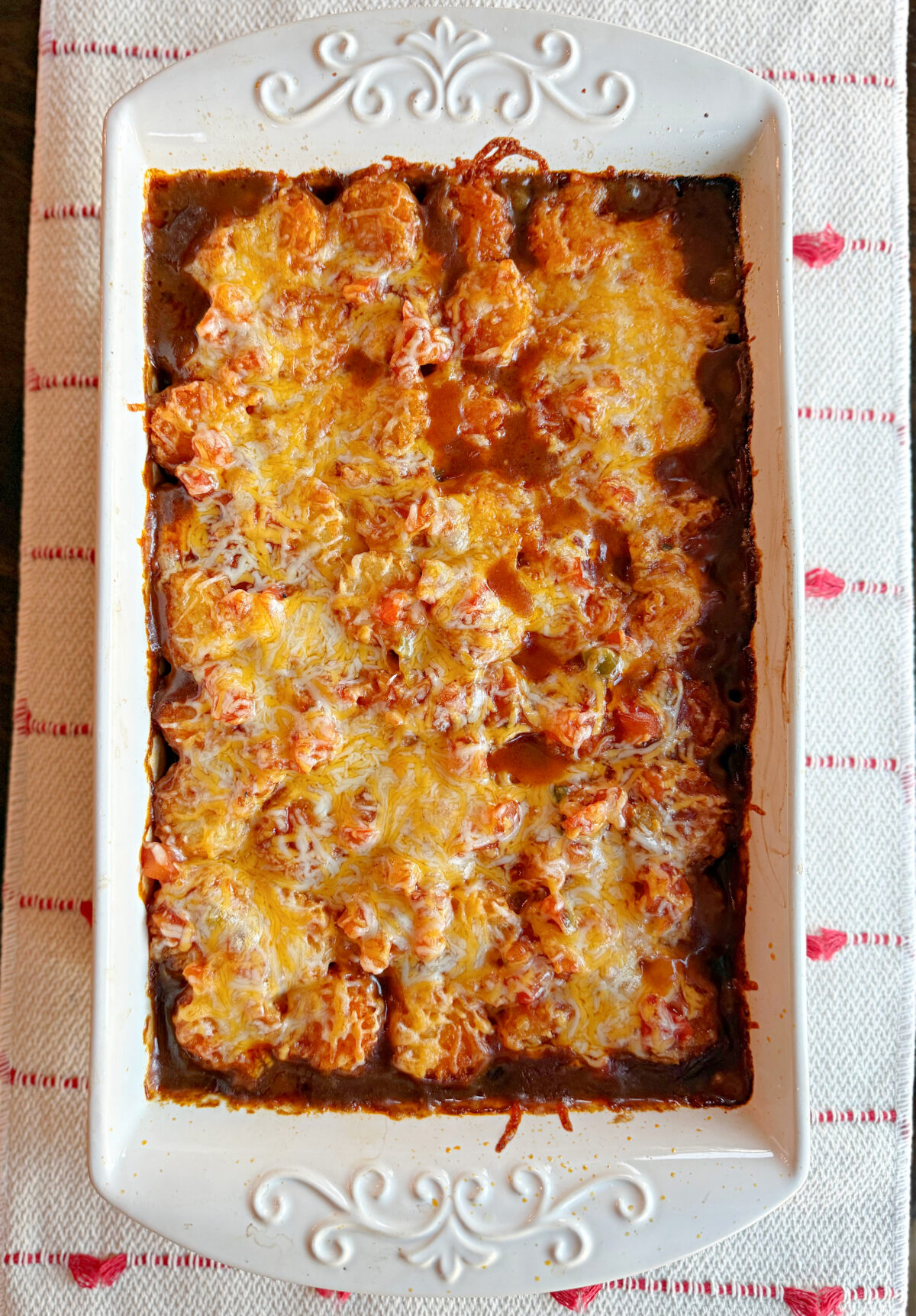 Taco Tater Tot Casserole - Lou Lou Girls