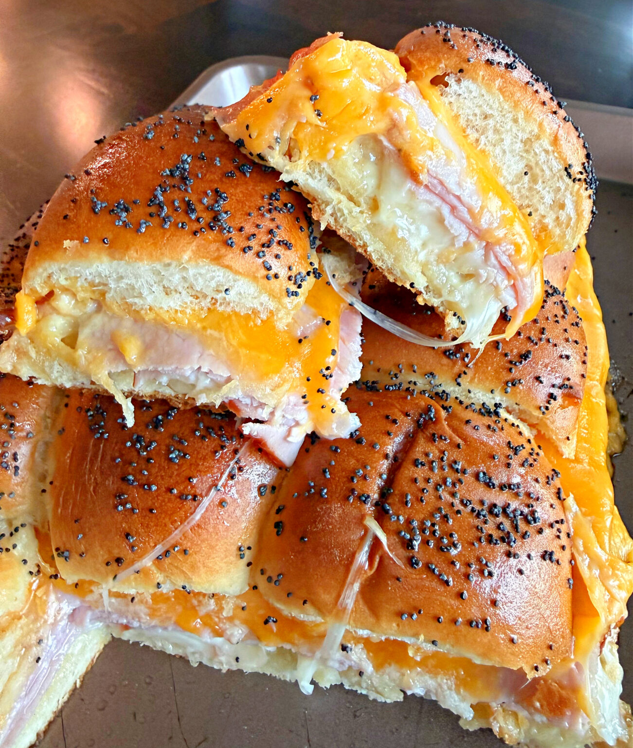 Ham and Cheese Sliders - Lou Lou Girls